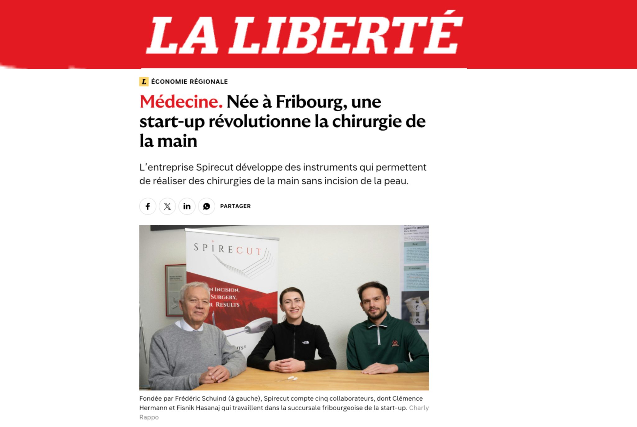 Spirecut – Treat carpal tunnel syndrome and trigger finger